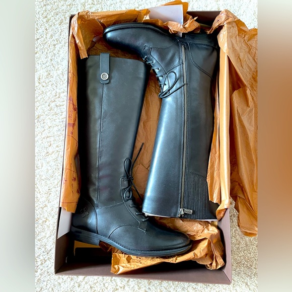 Patricia Nash | Shoes | Patricia Nash Cavallo Black Leather Boots ...